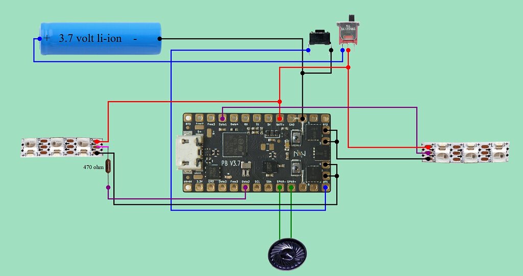 Dual blade, sound is iffy, help - Proffieboards - The Crucible