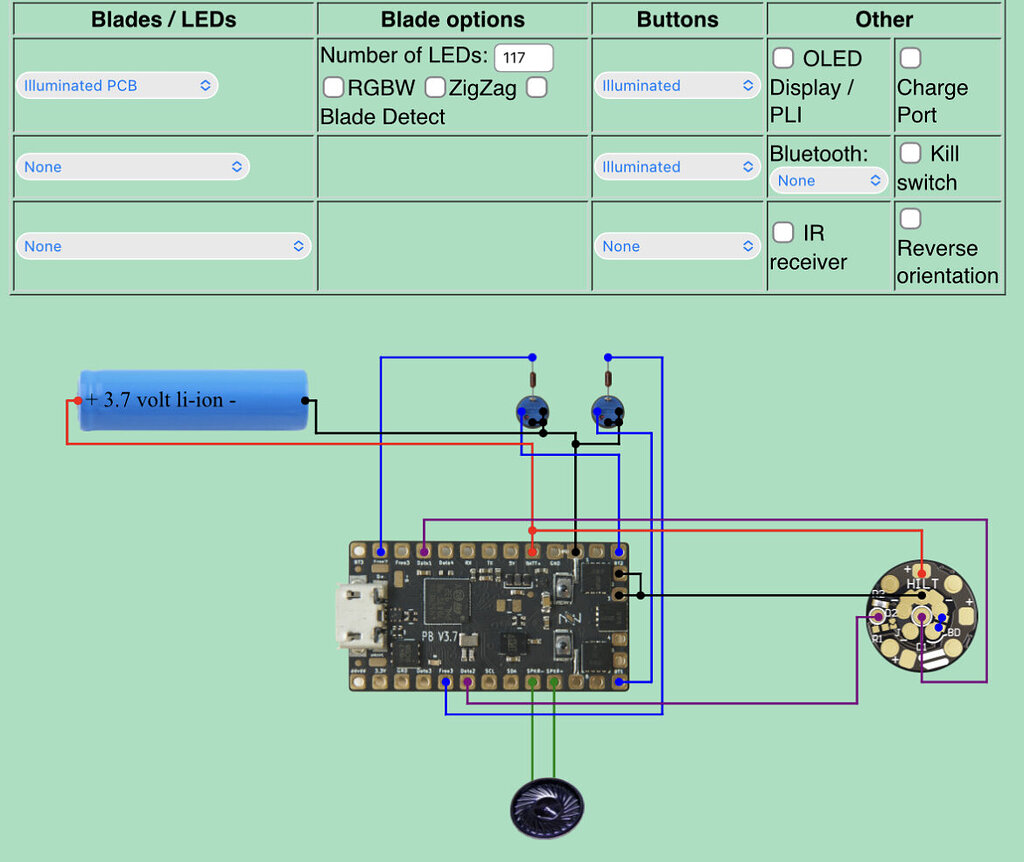 Proffie wiring first time - Proffieboards - The Crucible