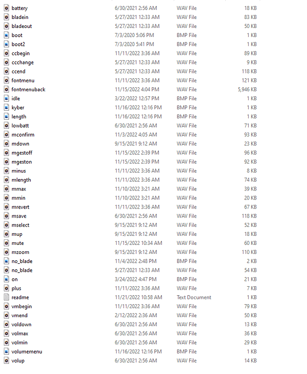 Seeking Common folder sound files - ProffieOS - The Crucible