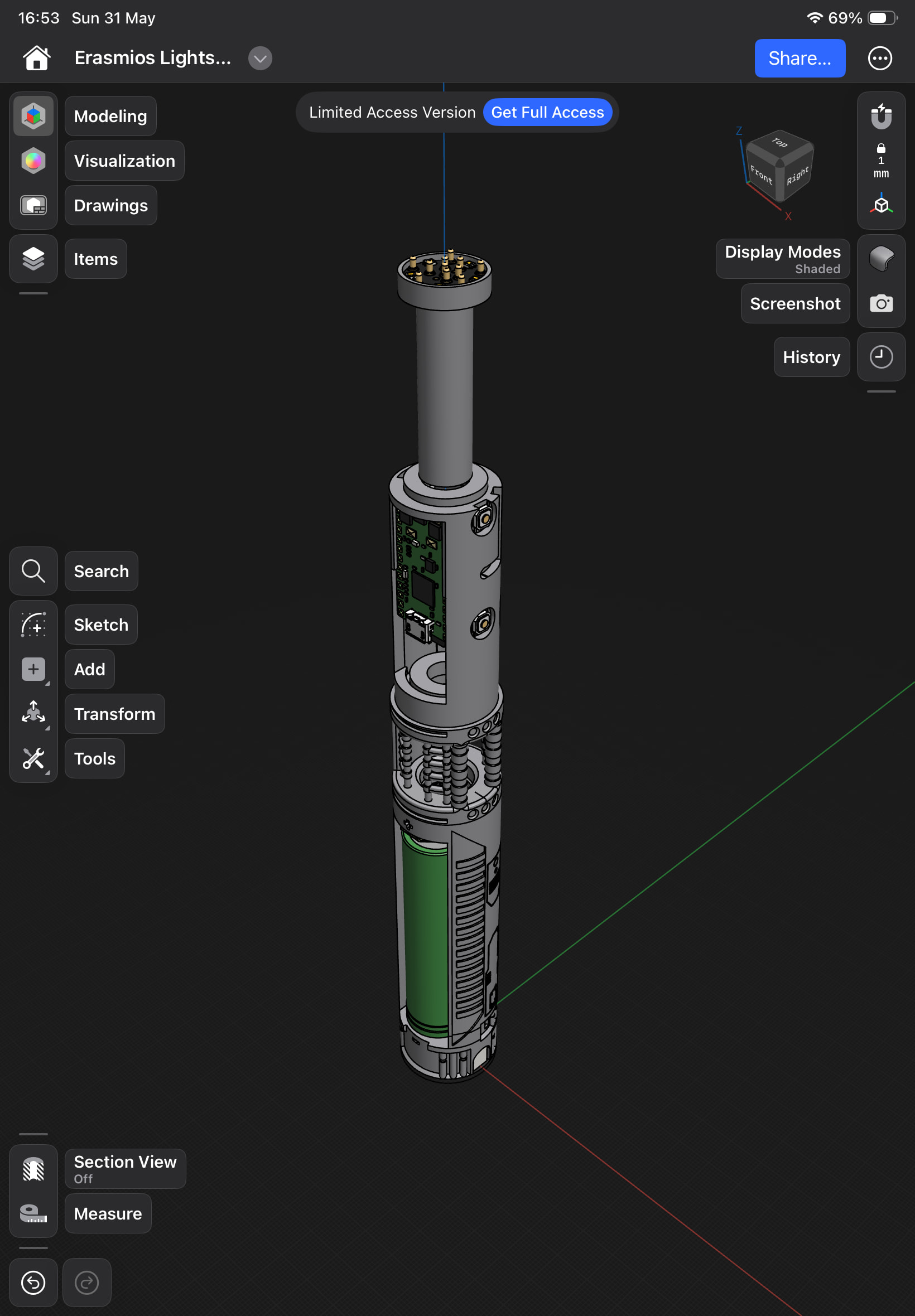 KR Sabers Erasmios Saber Install - Build threads - The Crucible
