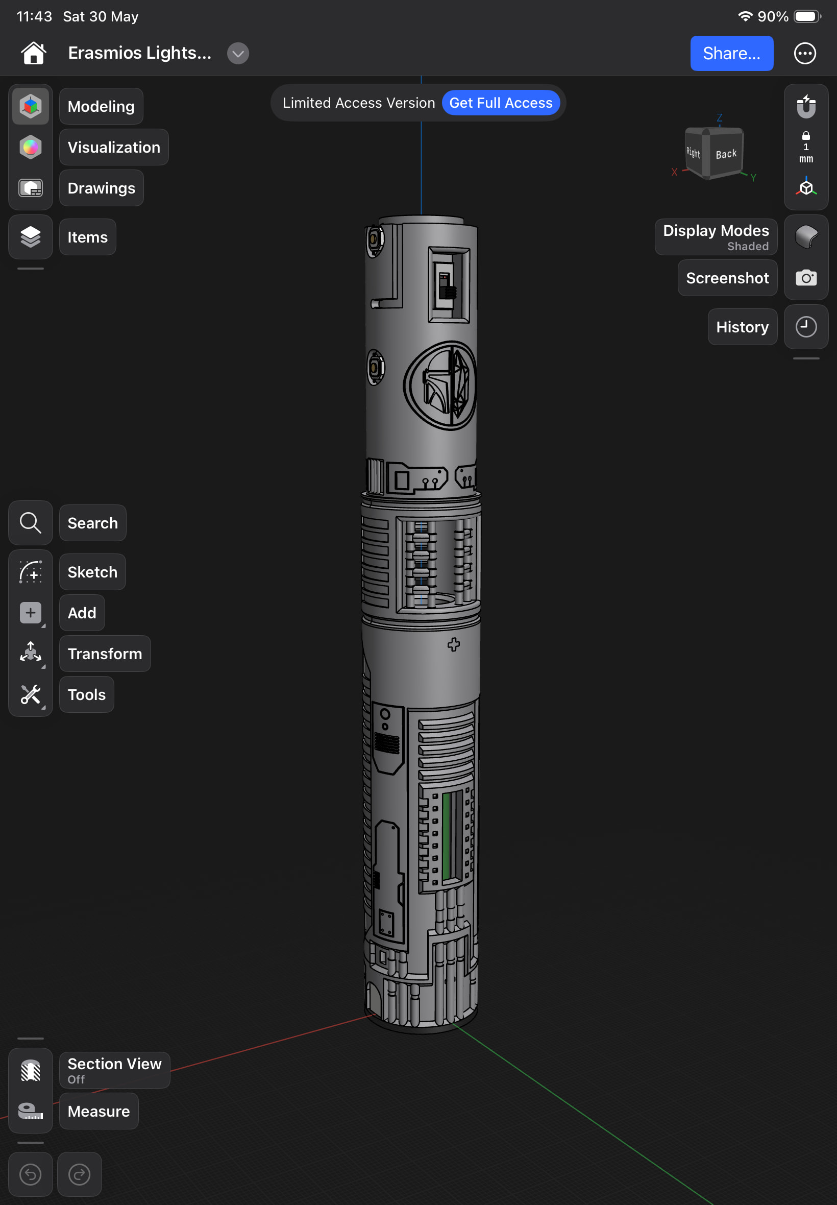 KR Sabers Erasmios Saber Install - Build threads - The Crucible